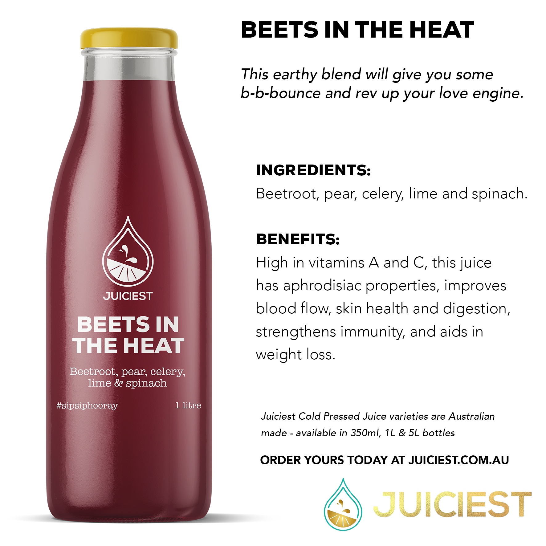 Juiciest Cold Pressed Juice Range - Juiciest Pilbara